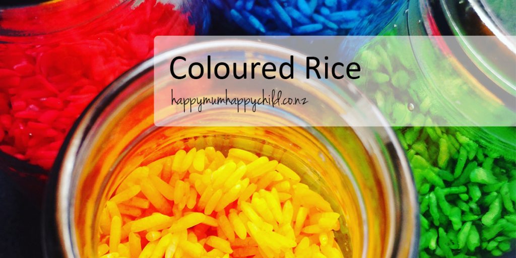 Coloured Rice - Happy Mum Happy Child