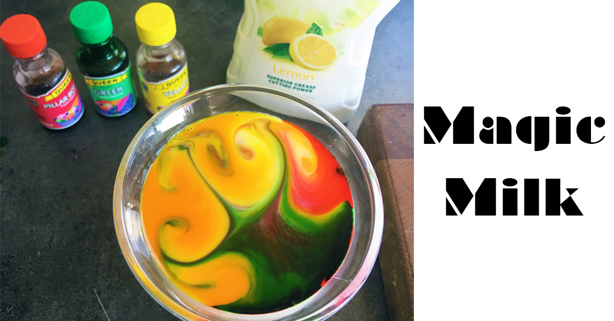 Magic Coloured Milk| Happy Mum Happy Child