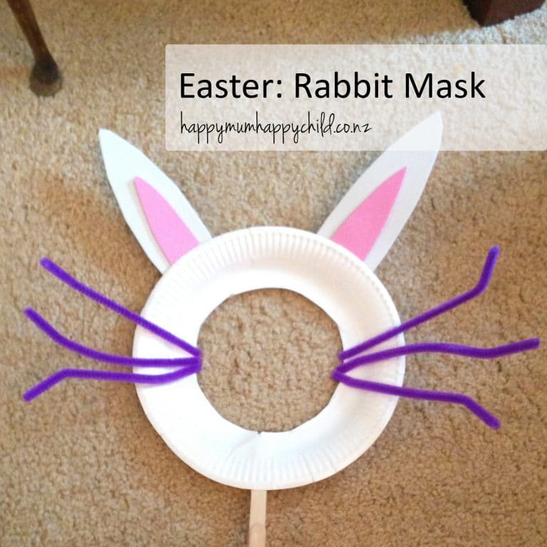 Easter: Rabbit Masks - Happy Mum Happy Child
