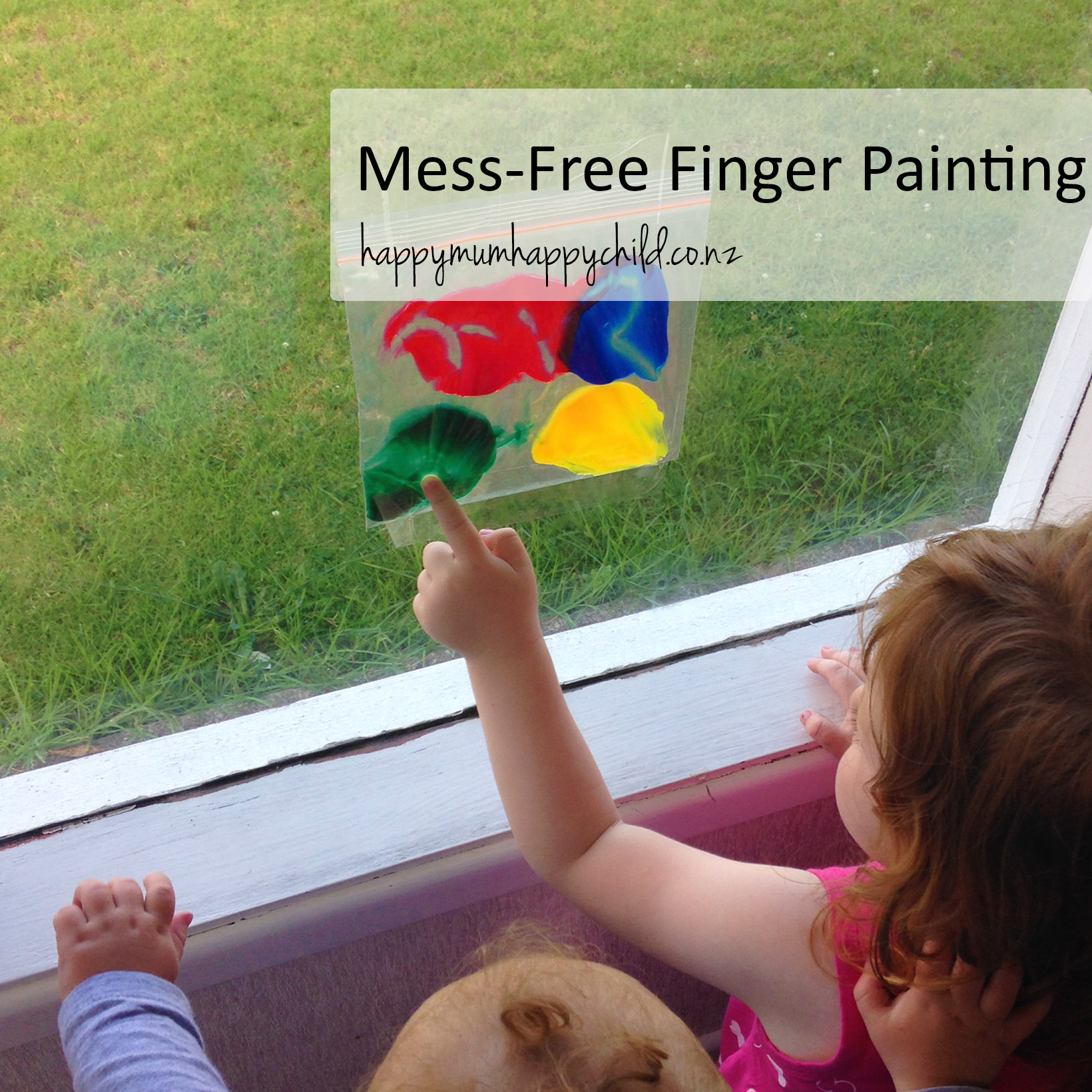 Mess Free Finger Painting | Happy Mum Happy Child