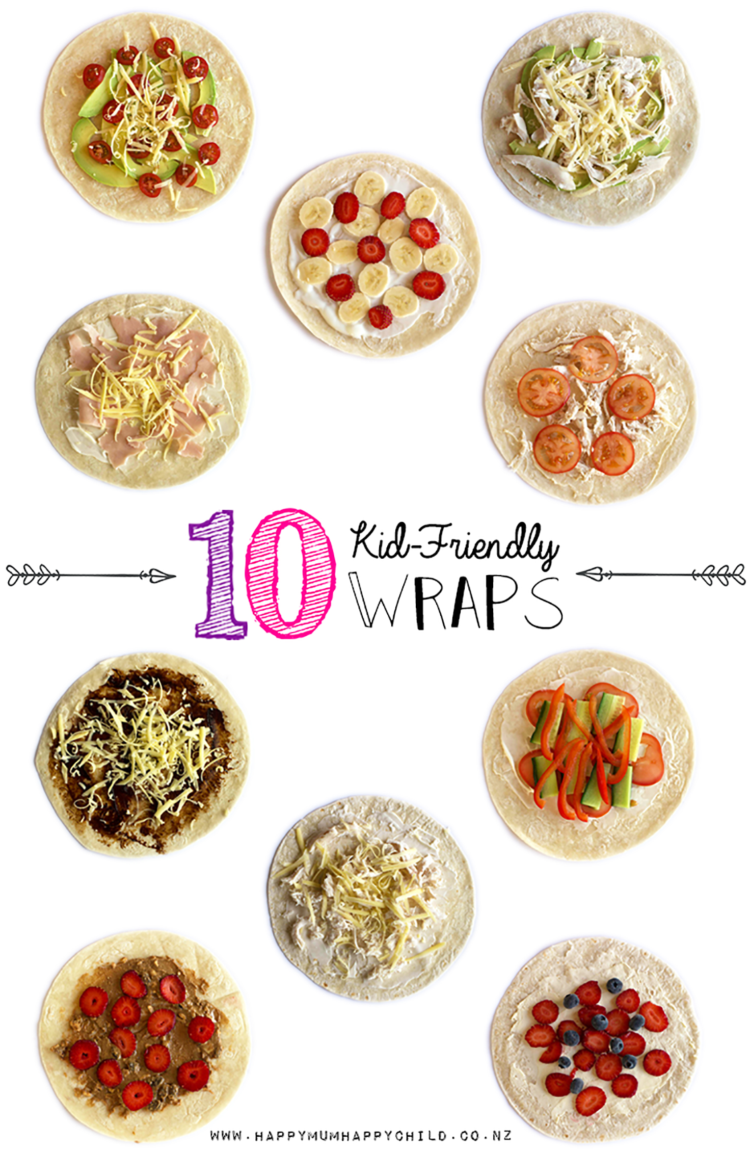 10 Kid-Friendly Wraps - Happy Mum Happy Child