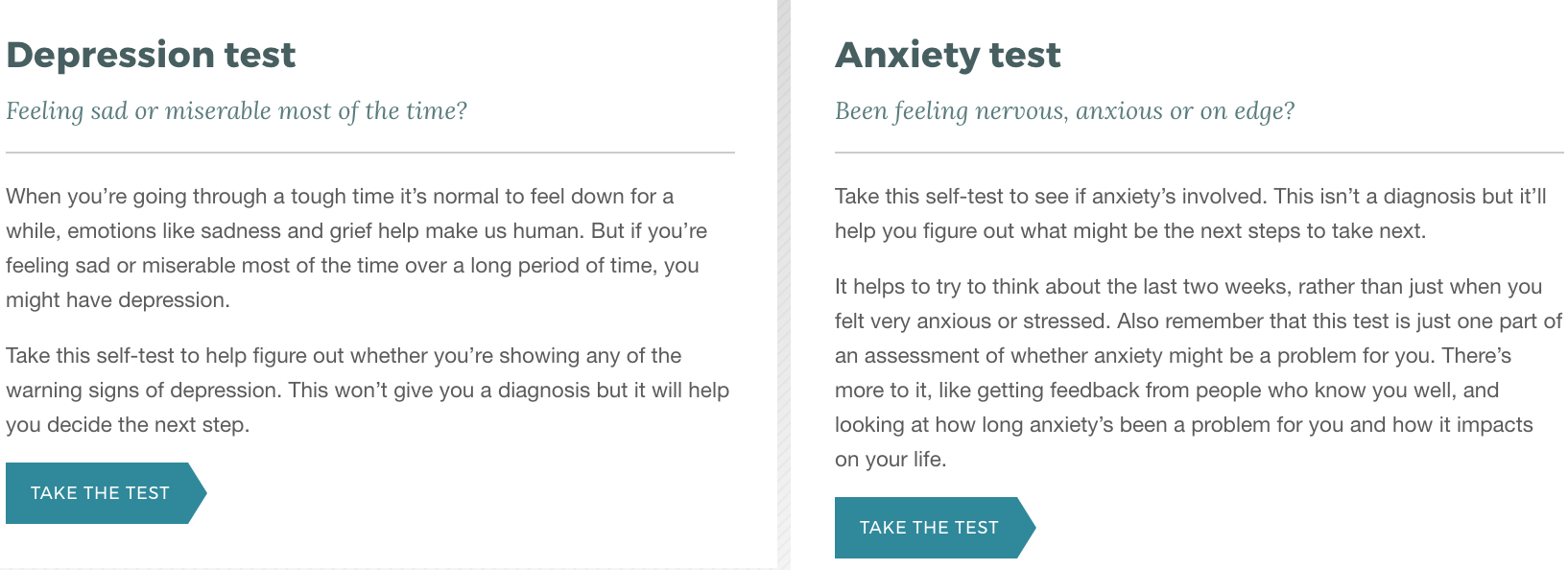 The Depression Test - Happy Mum Happy Child