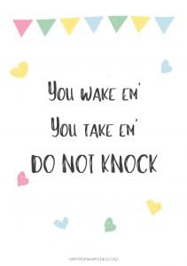 Do Not Disturb Signs For Parents (free printables) - Happy Mum Happy Child