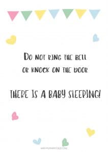 Do Not Disturb Signs For Parents (free printables) - Happy Mum Happy Child