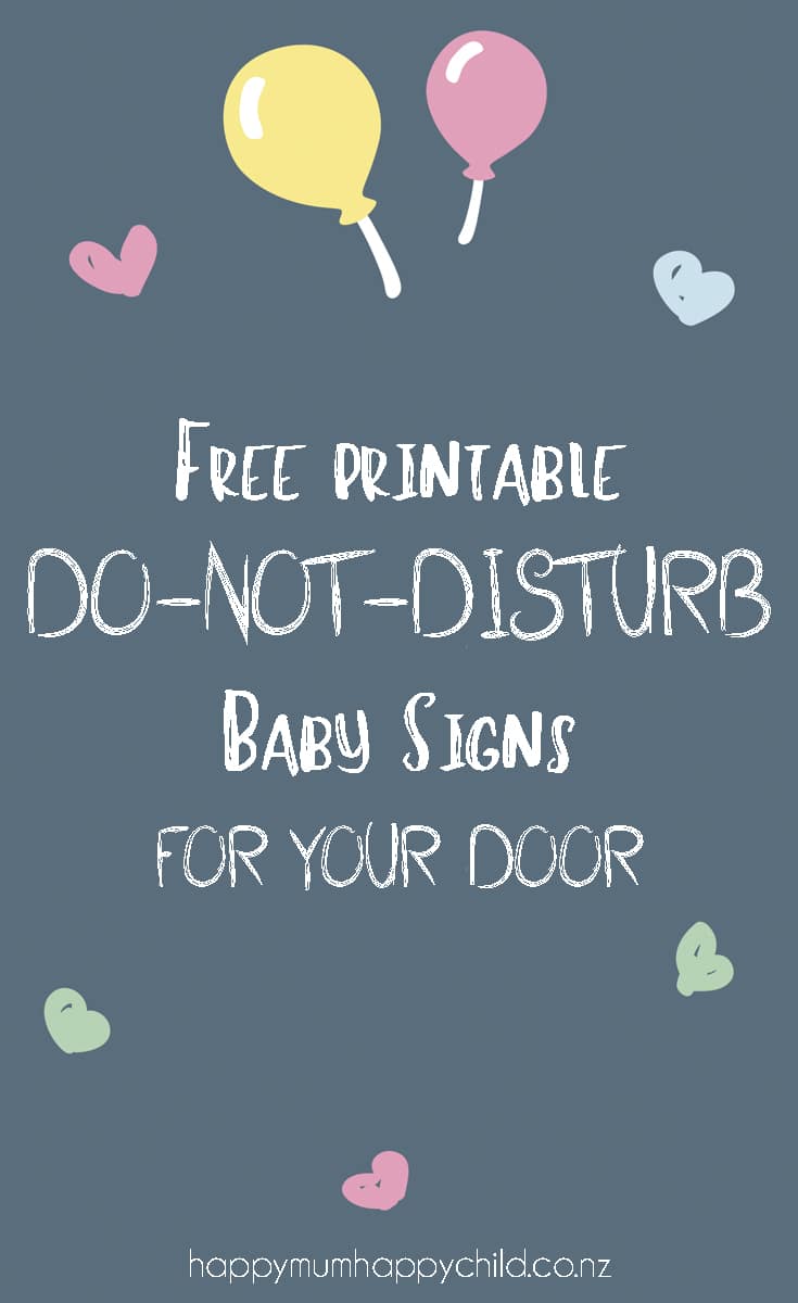 Do Not Disturb Signs For Parents (free printables) - Happy Mum Happy Child
